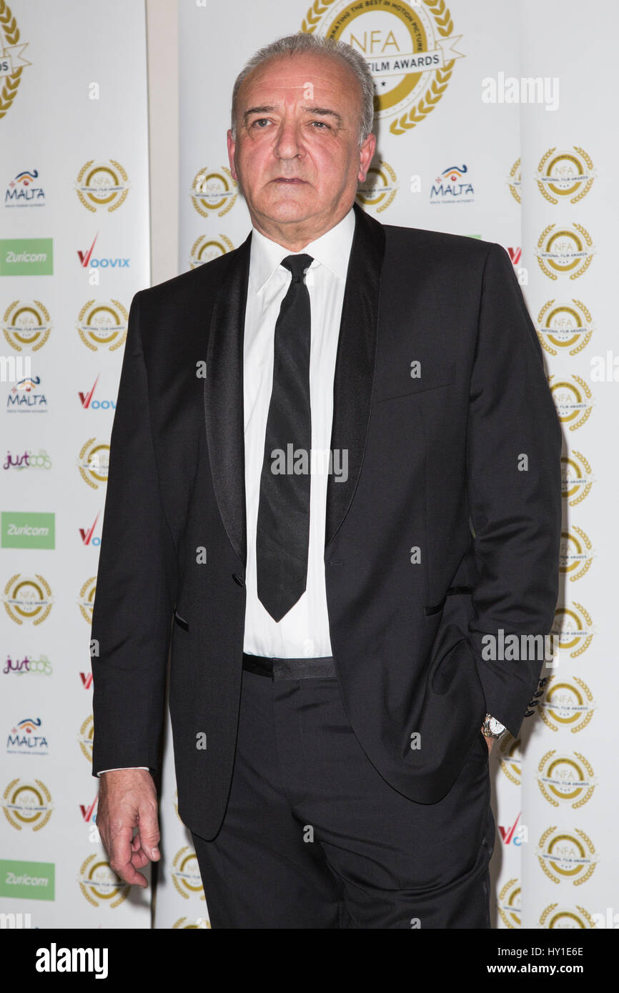 John Bowe attends the 2017 National Film Awards at Porchester Hall on ...