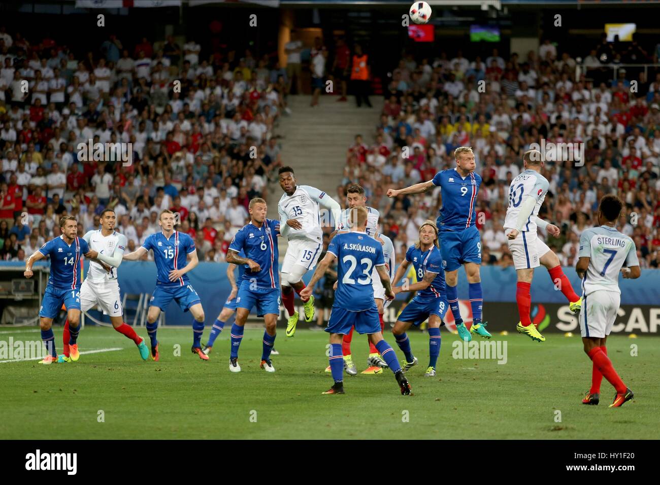 ICELAND DEFEND IN NUMBERS ENGLAND V ICELAND ENGLAND V ICELAND STADE DE ...