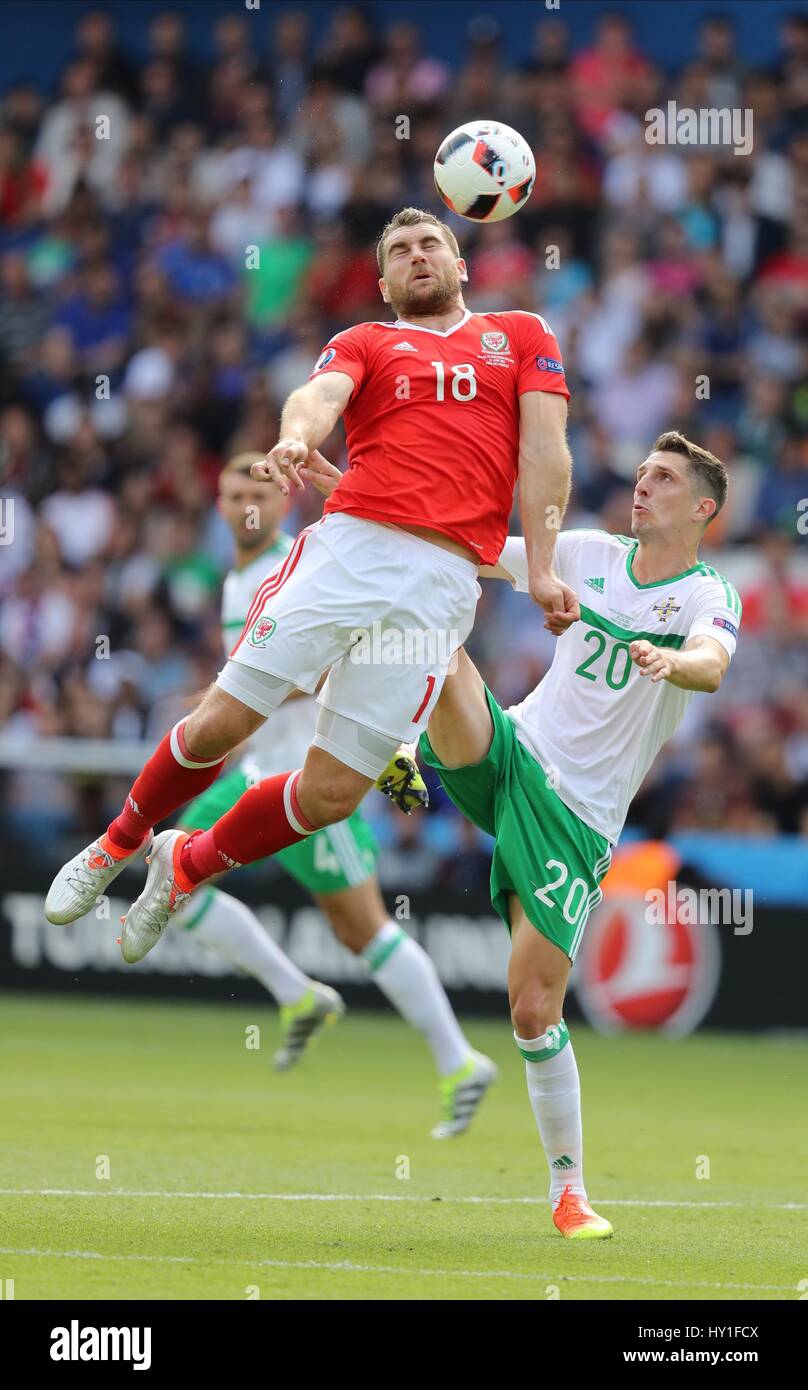 SAM VOKES & CRAIG CATHCART WALES V NORTHERN IRELAND EURO PARC DES ...