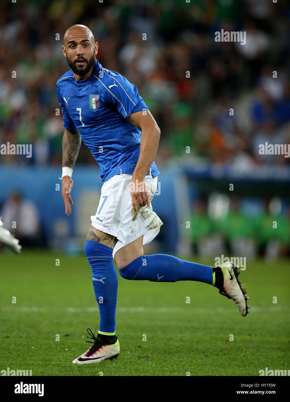 SIMONE ZAZA ITALY STADE PIERRE-MAUROY LILLE FRANCE 22 June 2016 Stock ...