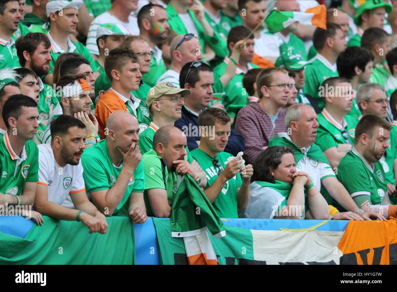 Irish fans france 2016 hi-res stock photography and images - Alamy