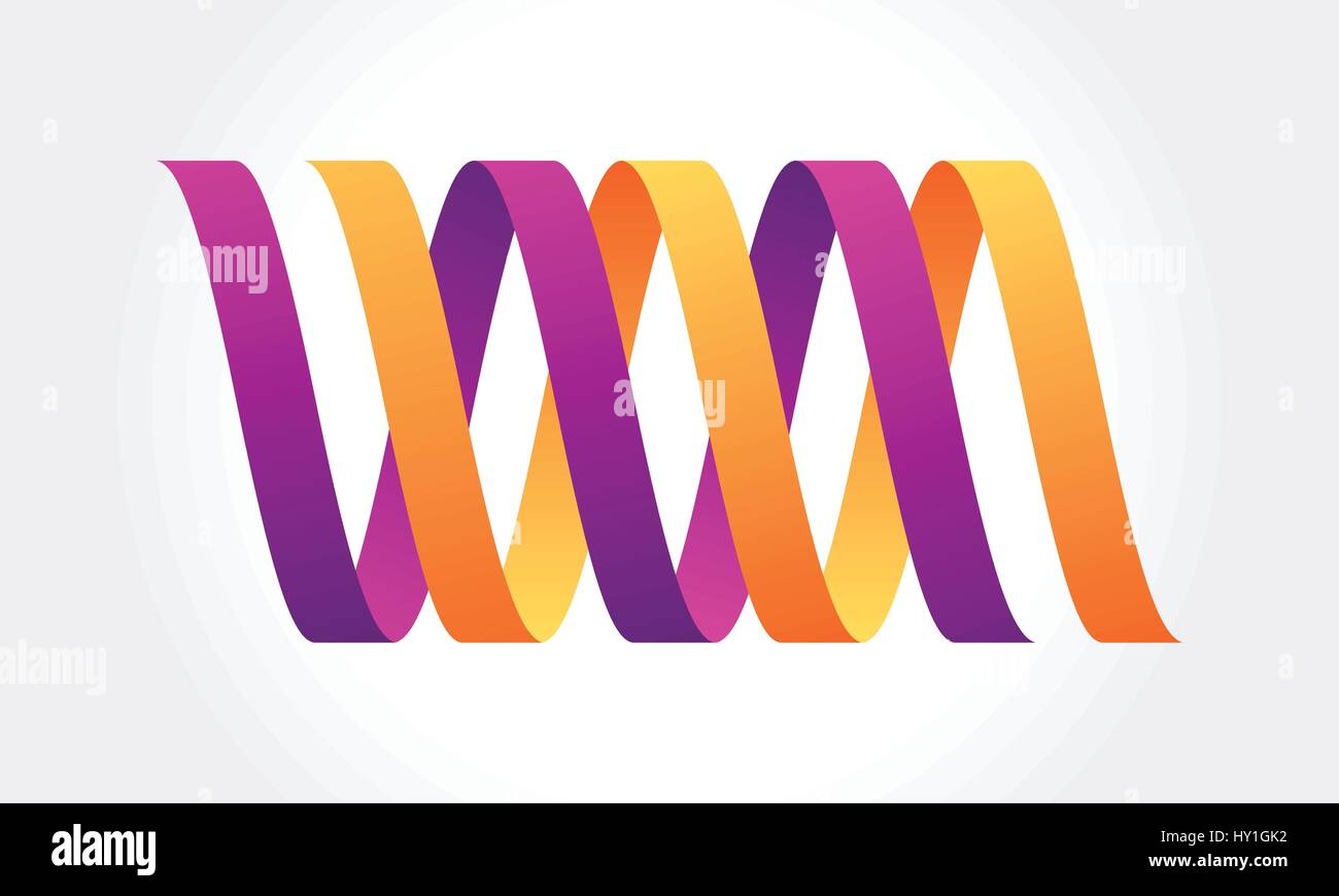 Colorful Ribbon Symbol design illustration Stock Vector Image & Art - Alamy
