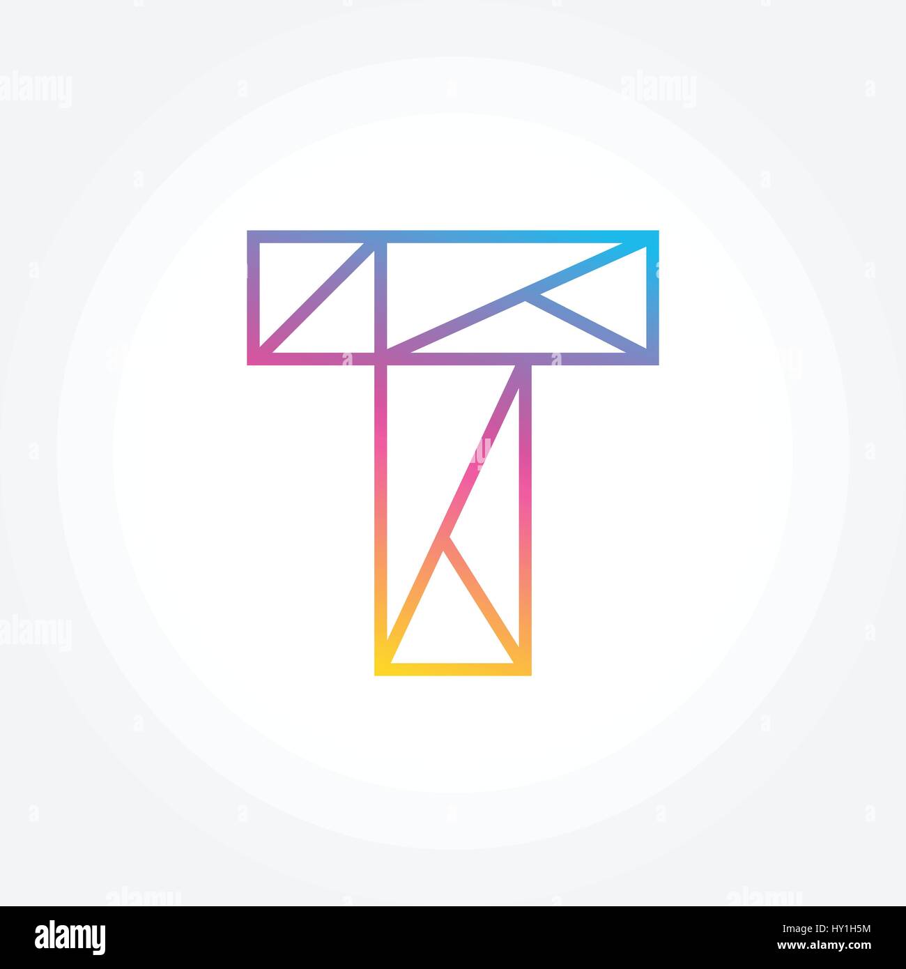 letter T Symbol design illustration, Creative Concept Stock Vector ...