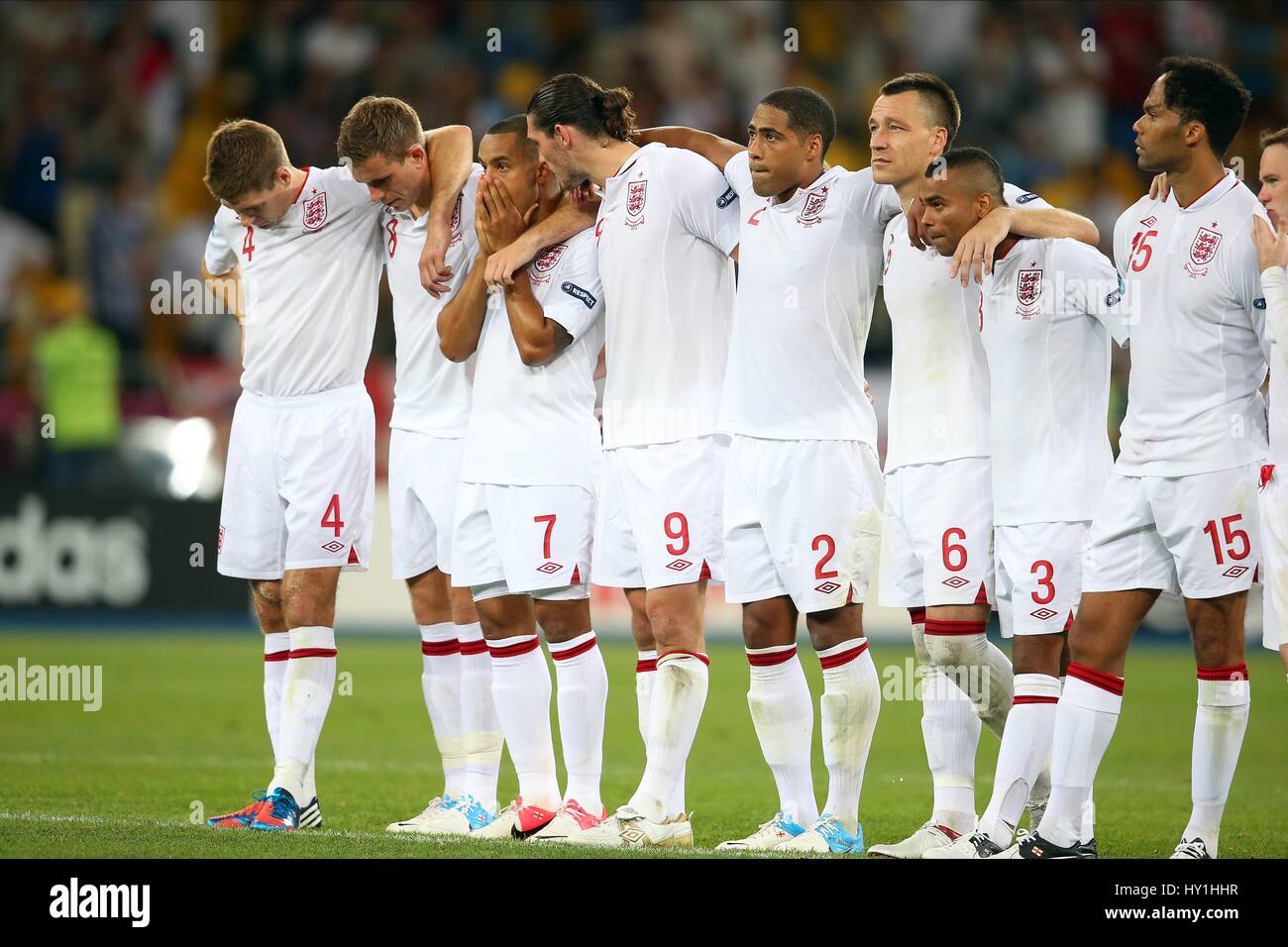 STEVEN GERRARD, JORDAN HENDERSON, THEO WALCOTT,ANDY CARROLL, GLEN ...