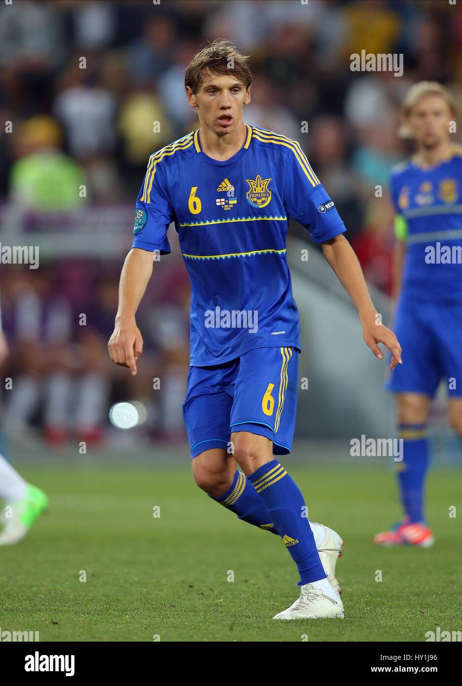 DENYS GARMASH ENGLAND V UKRAINE EURO 2012 DONBASS ARENA DONETSK UKRAINE ...