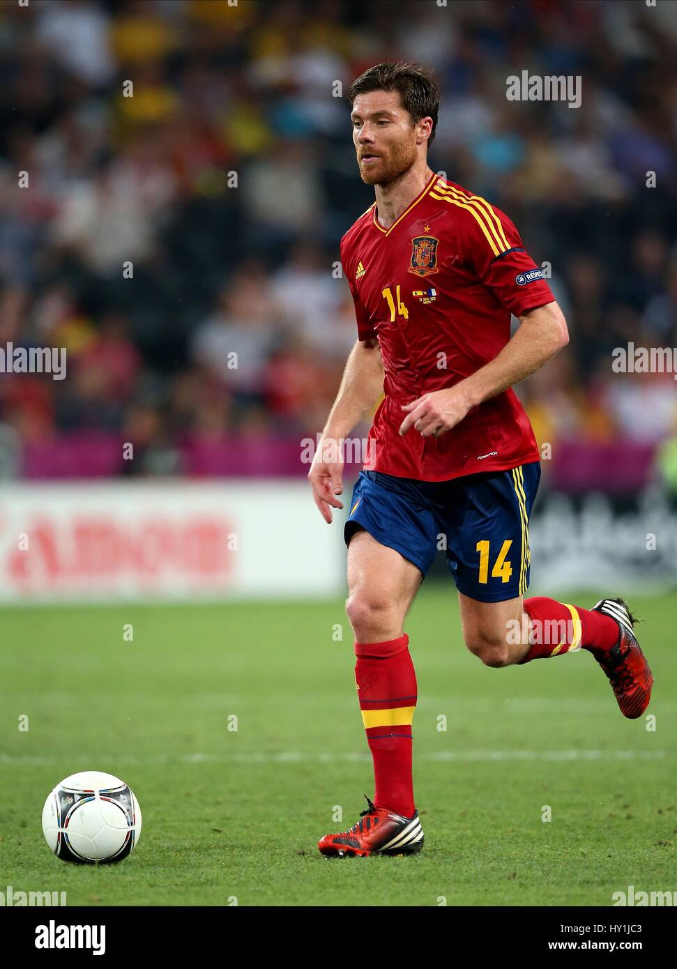 XABI ALONSO SPAIN REAL MADRID CF SPAIN & REAL MADRID CF DONBASS ARENA ...