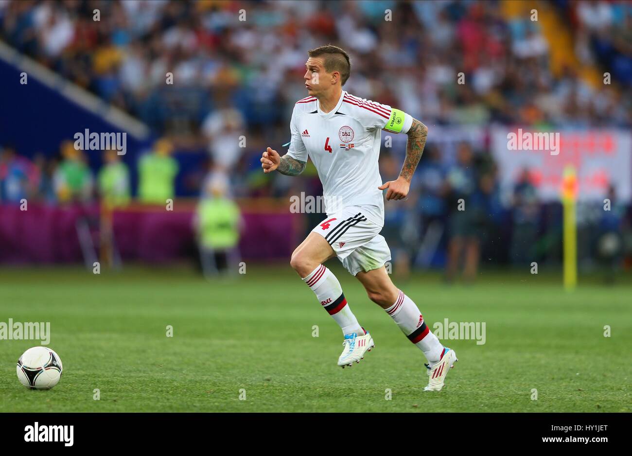 DANIEL AGGER DENMARK EURO 2012 METALIST STADIUM KHARKIV UKRAINE 09 June ...
