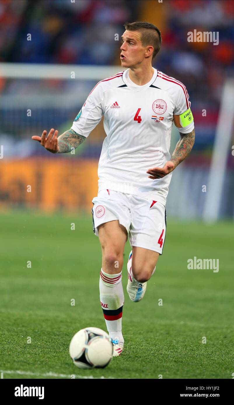 DANIEL AGGER DENMARK EURO 2012 METALIST STADIUM KHARKIV UKRAINE 09 June ...