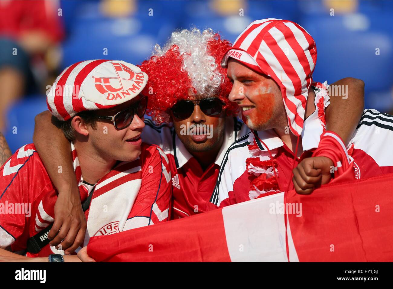 Danish football fans hi-res stock photography and images - Alamy