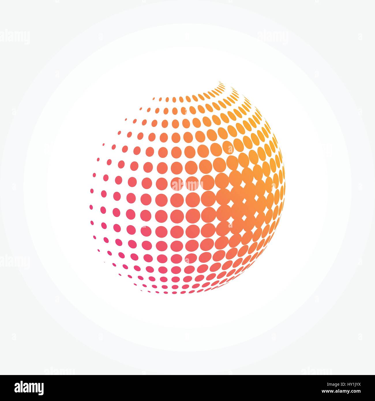 Stylized Globe with Dots Pixels Stock Vector Image & Art - Alamy