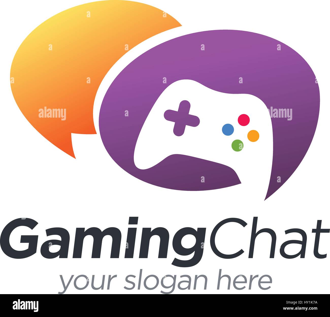 Gaming Community Symbol Design Stock Vector Image & Art - Alamy