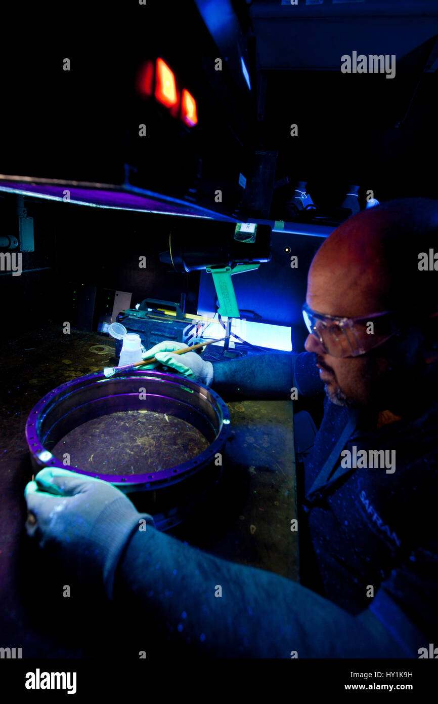 Factory worker, aerospace industry - NDT ( Nondestructive testing ...