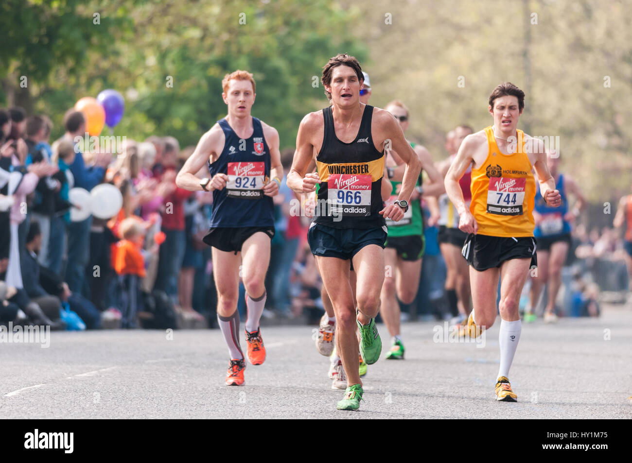 London Marathon Male Runners Stock Photo - Alamy