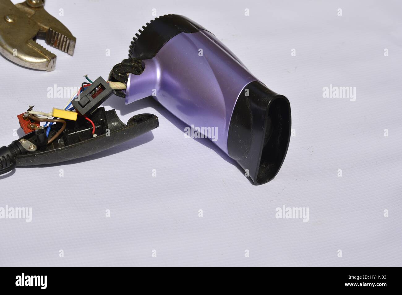 Hair dryer parts hi-res stock photography and images - Alamy