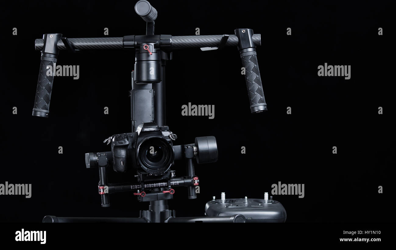 Hand held camera stabilizer Stock Photo - Alamy