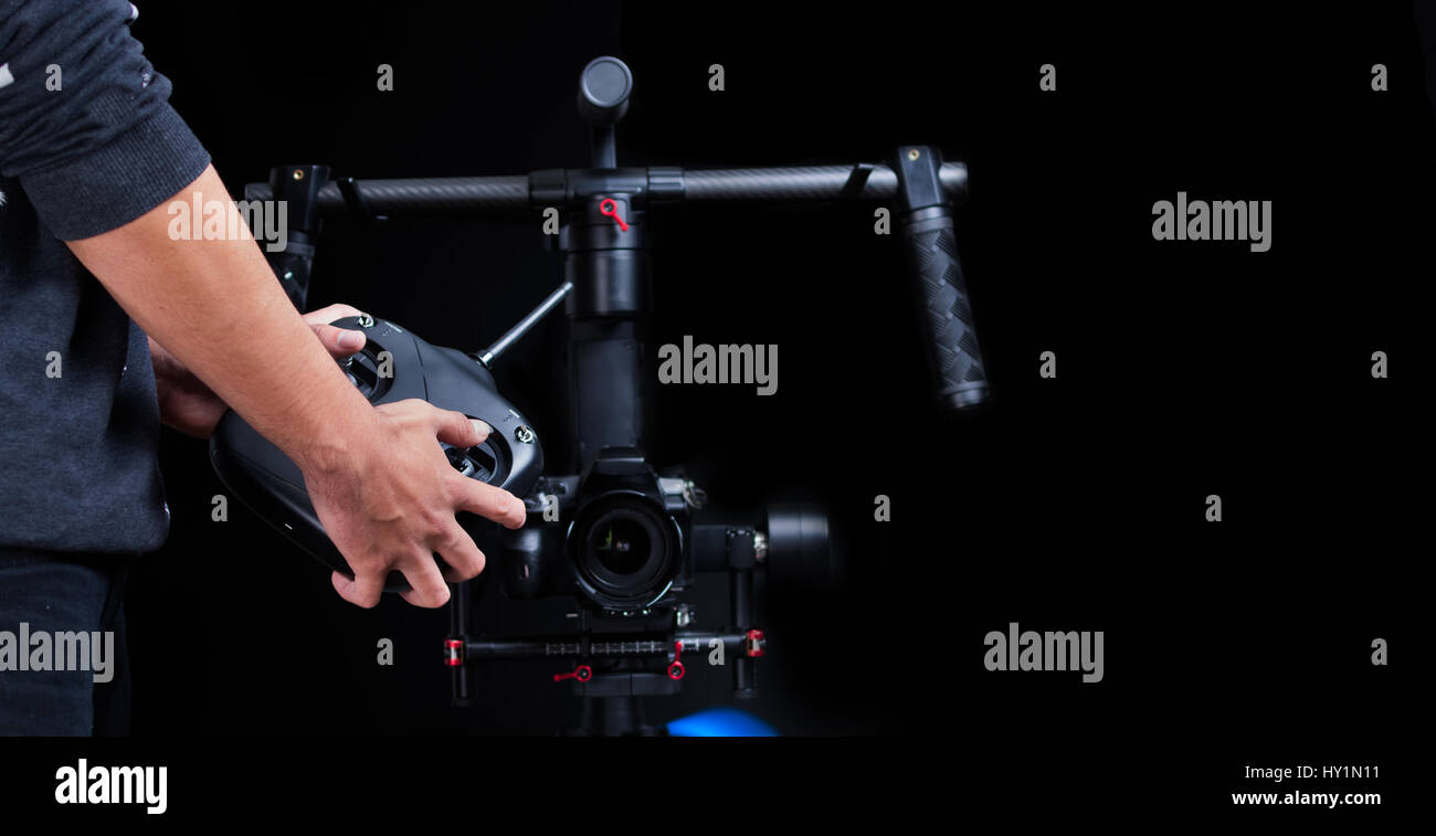 Hand held camera stabilizer Stock Photo - Alamy