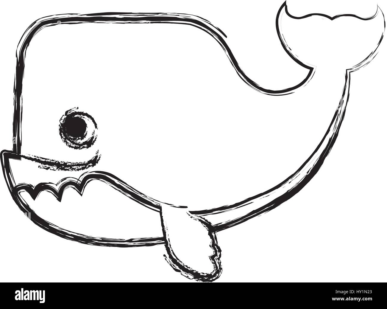 whale cartoon drawing animal Stock Vector Image & Art - Alamy