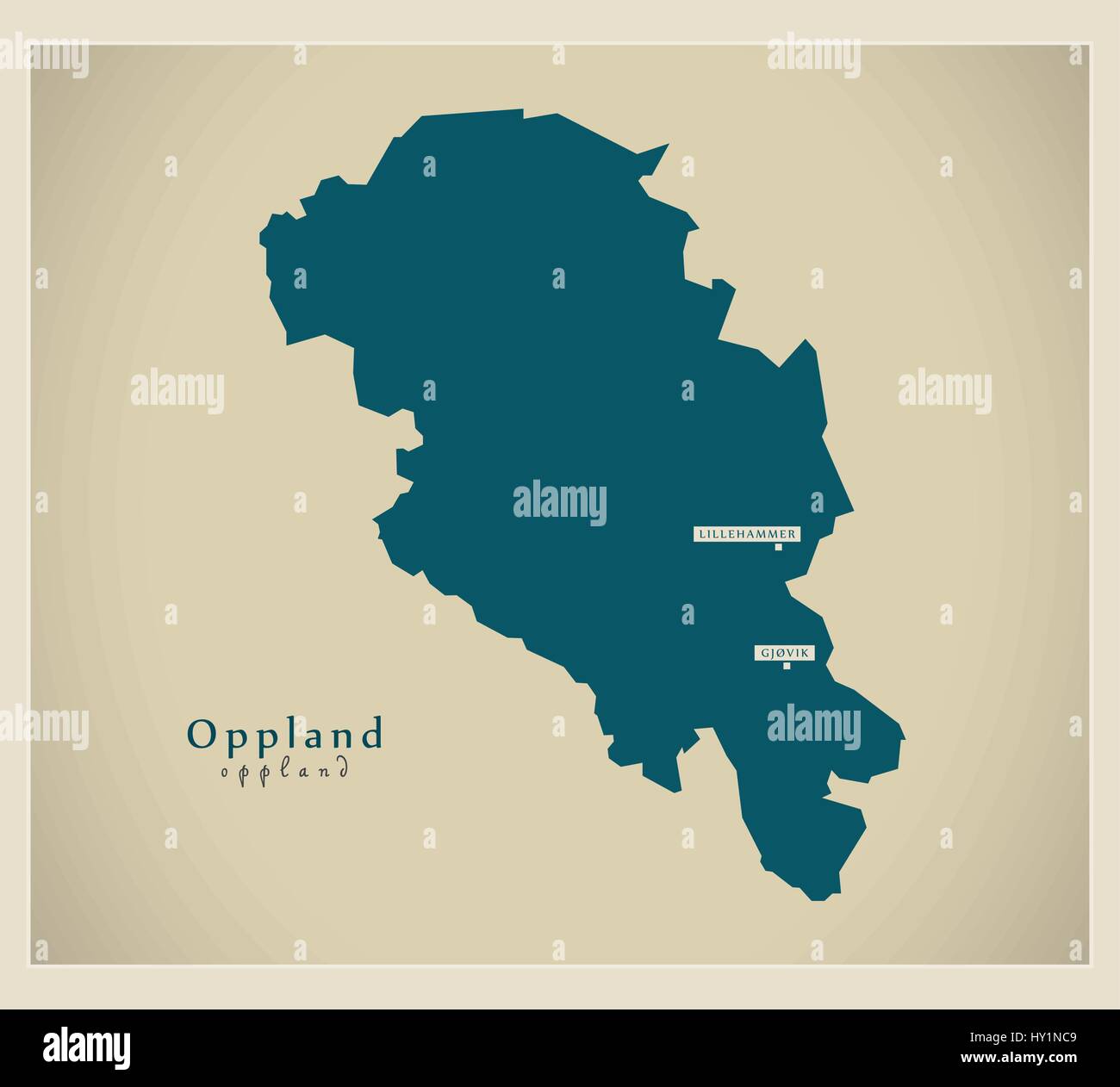 Oppland vector vectors Stock Vector Images - Alamy