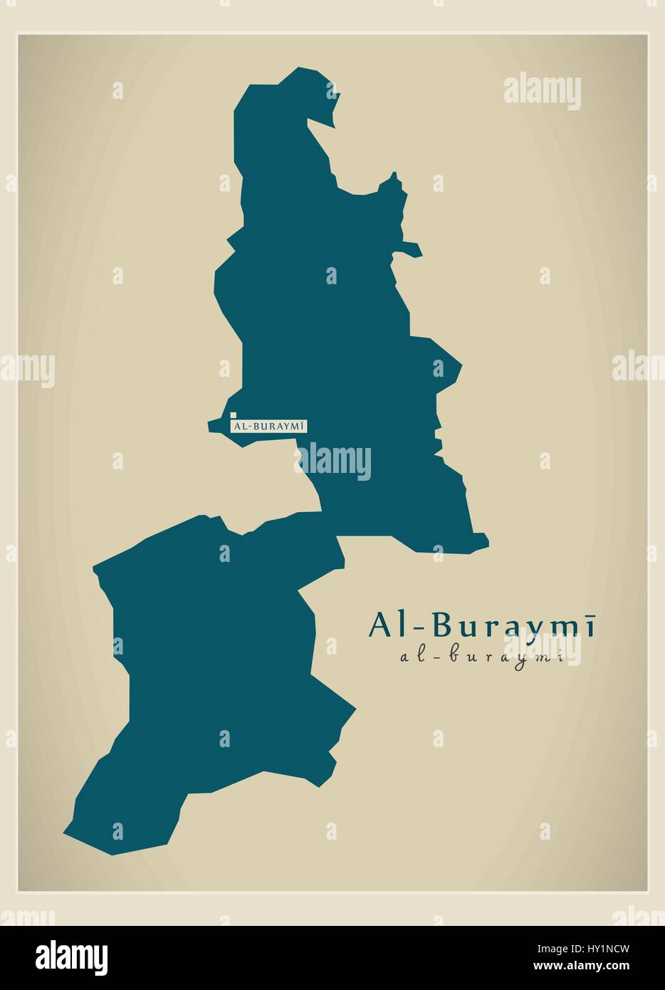Al buraymi vector map hi-res stock photography and images - Alamy