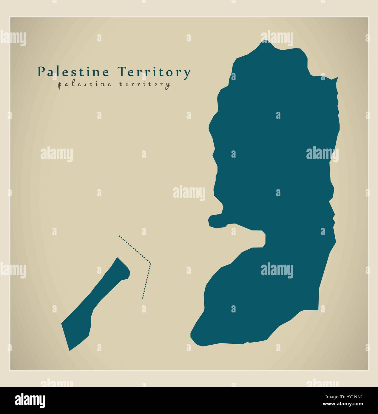 Map of palestine simple hi-res stock photography and images - Alamy