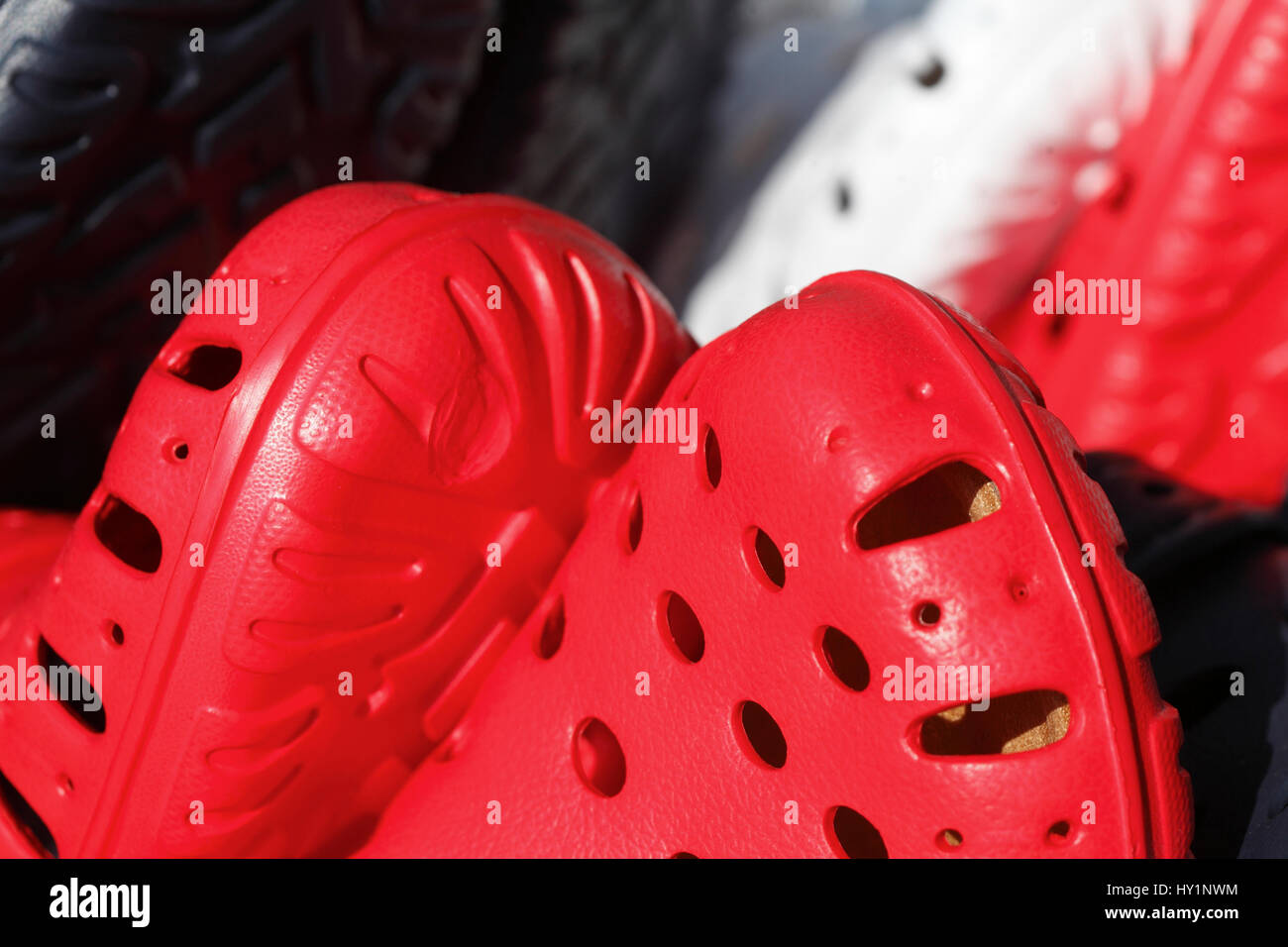 Crocs shoes shoe stand hi-res stock photography and images - Alamy
