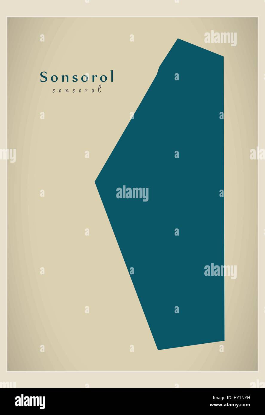 Map palau regions simple hi-res stock photography and images - Alamy