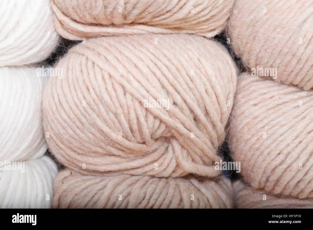 Some wool balls for knitting Stock Photo - Alamy