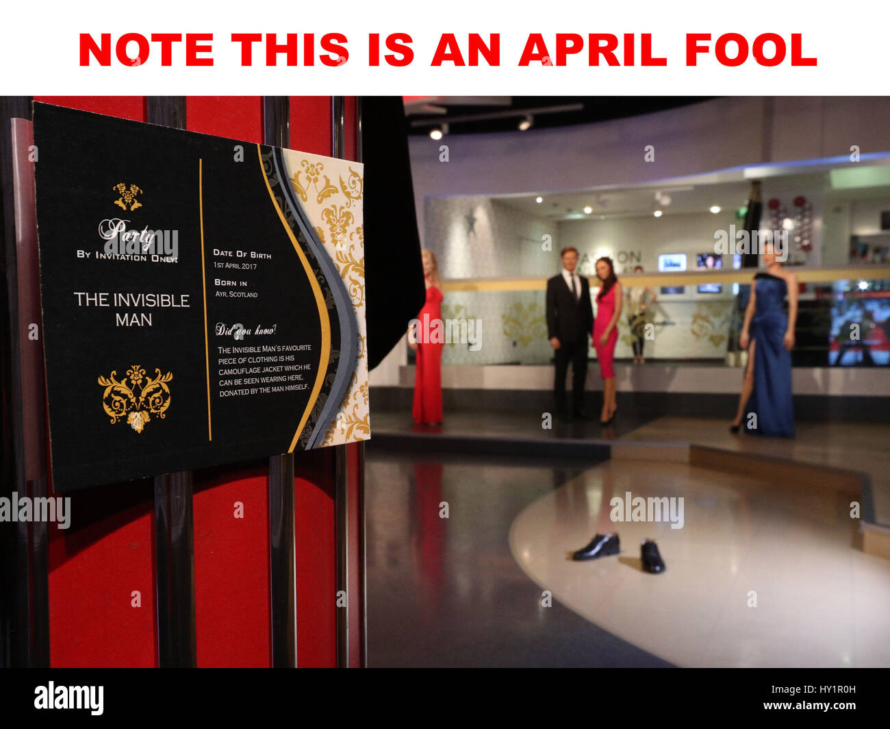 NOTE THIS IS AN APRIL FOOL Embargoed to 0001 Saturday April 1 Madame ...