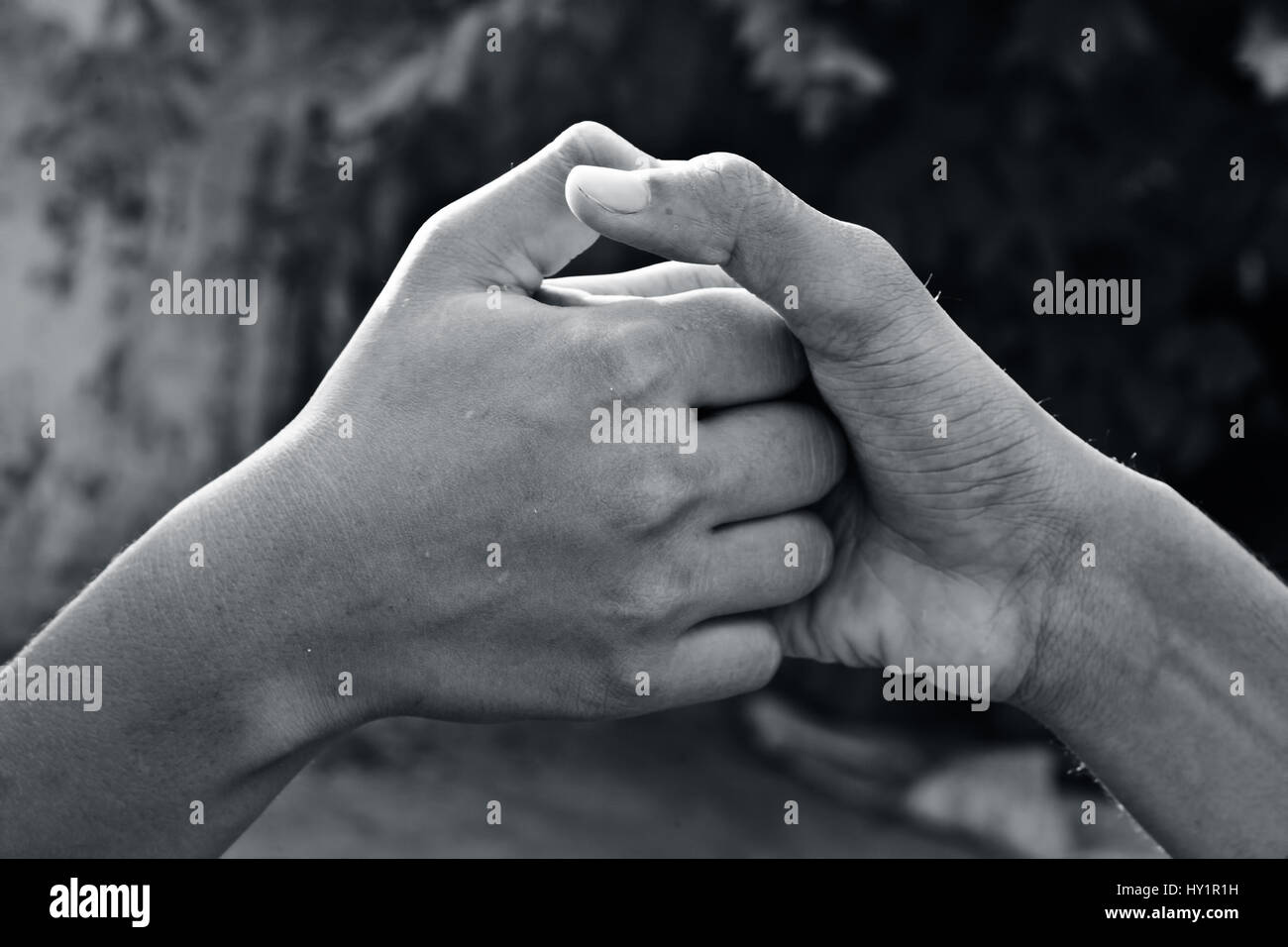 Team work. Human hands joined together Stock Photo - Alamy