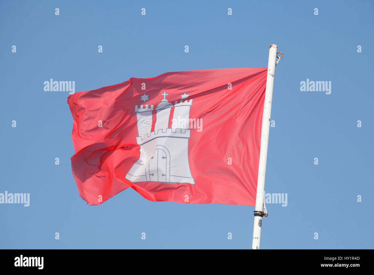 Hamburg flag hamburg flag hi-res stock photography and images - Alamy