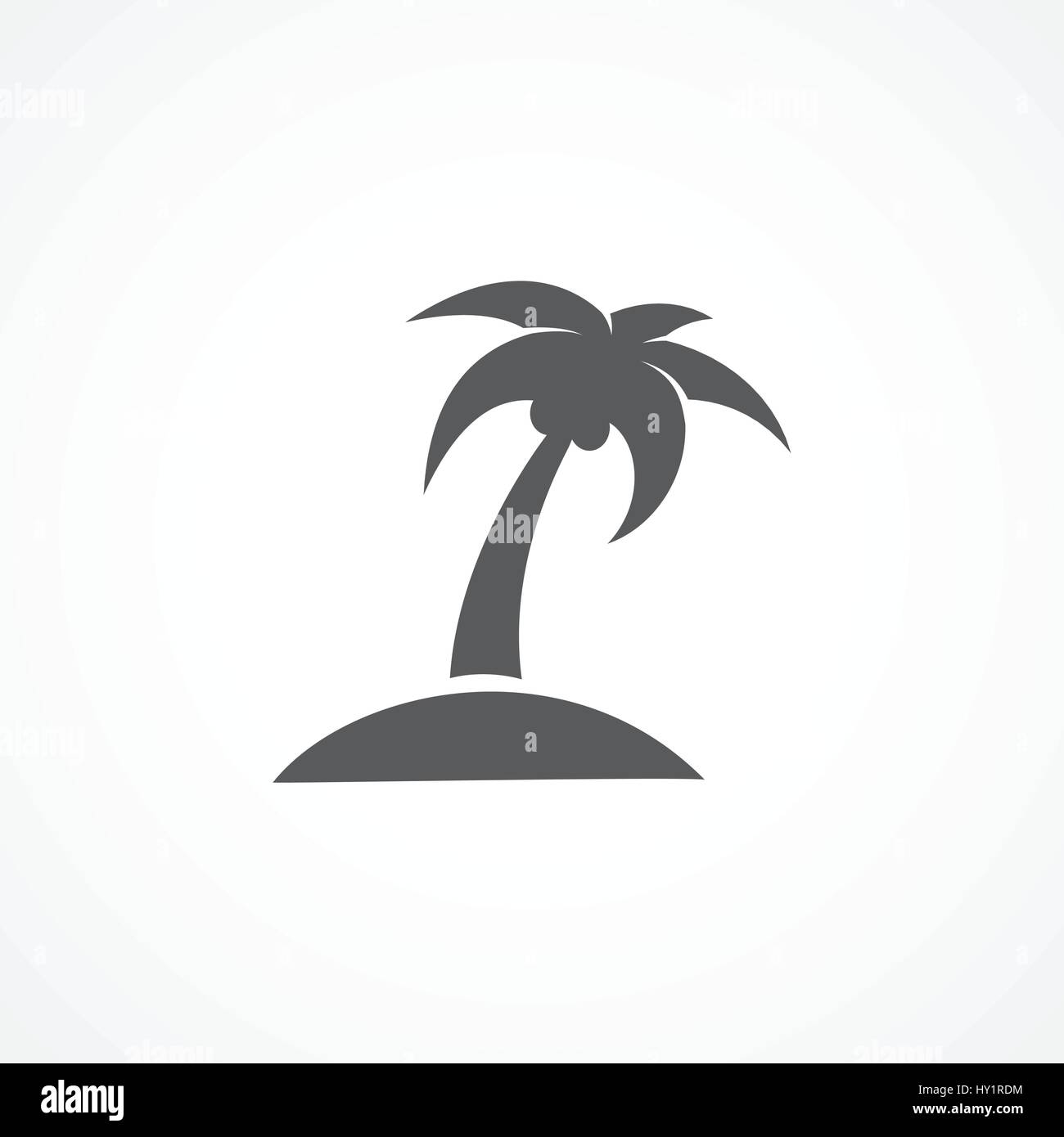 Water island icon hi-res stock photography and images - Alamy