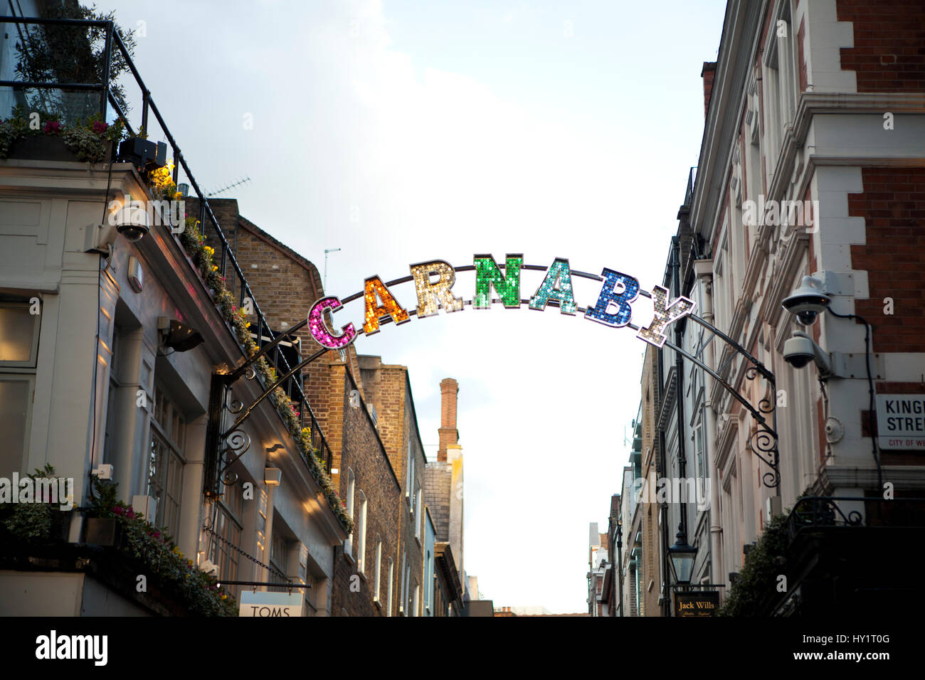 Carnaby street sign London Stock Photo - Alamy