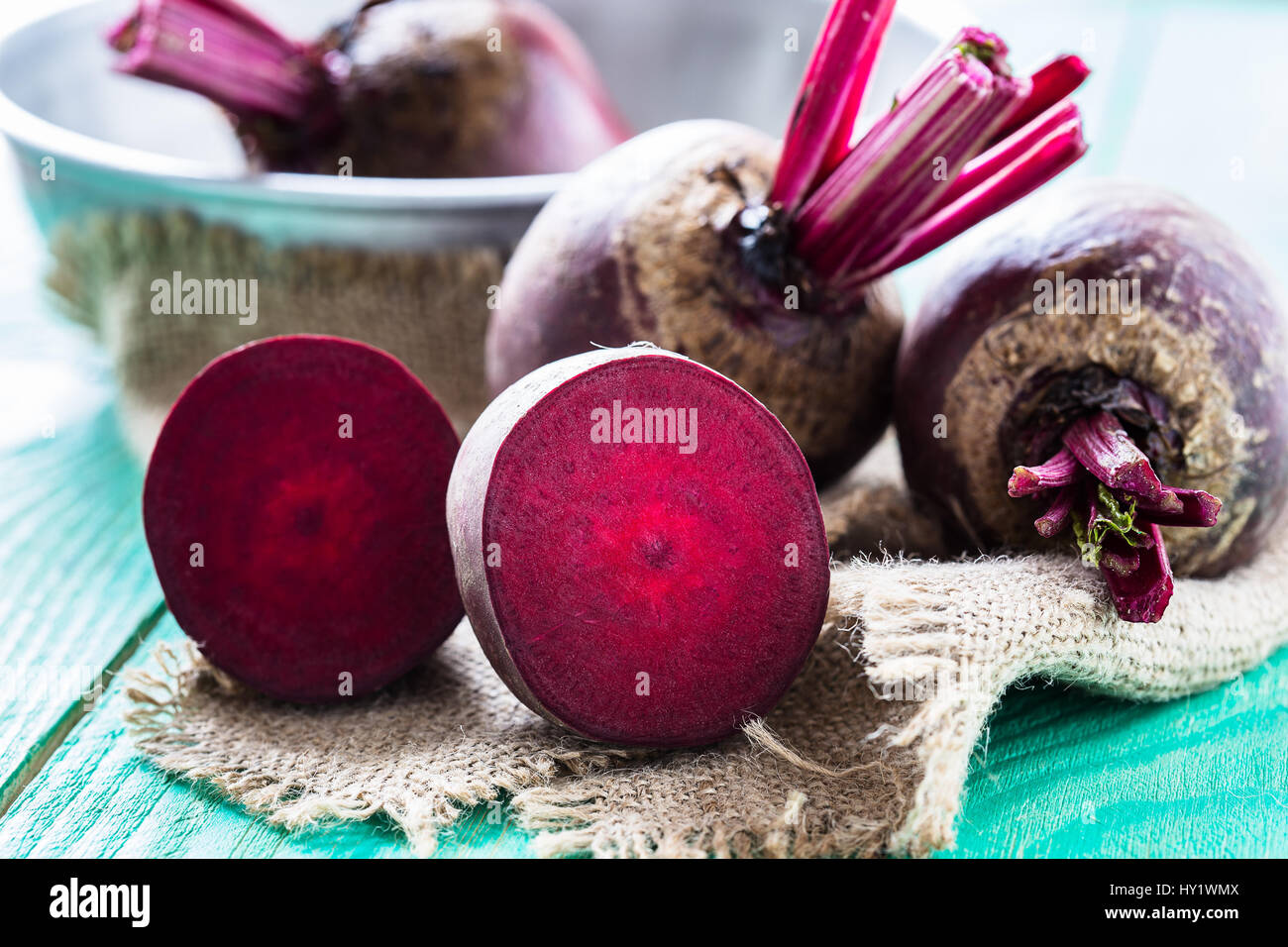 Whole beet root half hi-res stock photography and images - Alamy