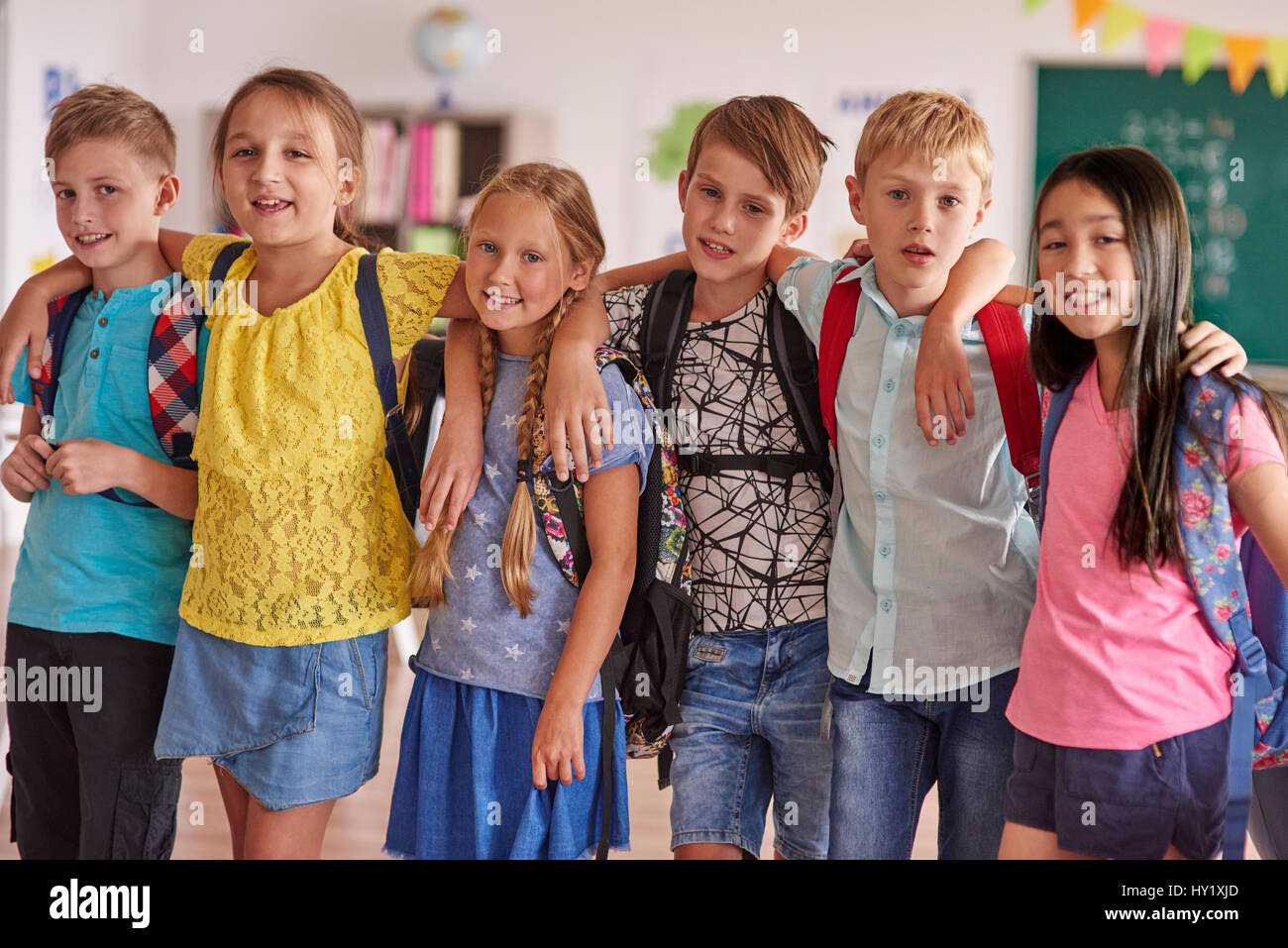 Best friends from the school Stock Photo - Alamy