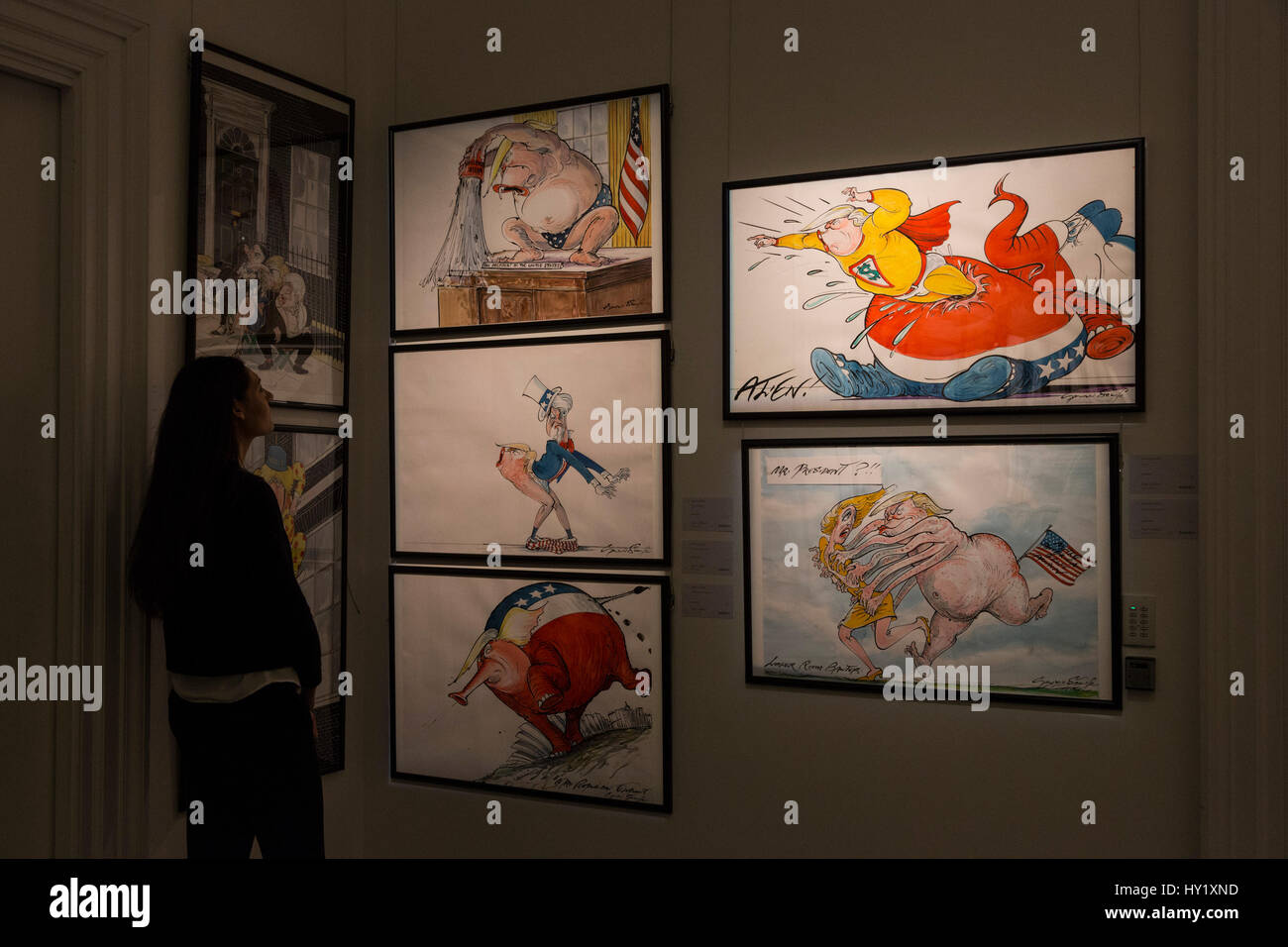 Gerald scarfe donald trump hi-res stock photography and images - Alamy