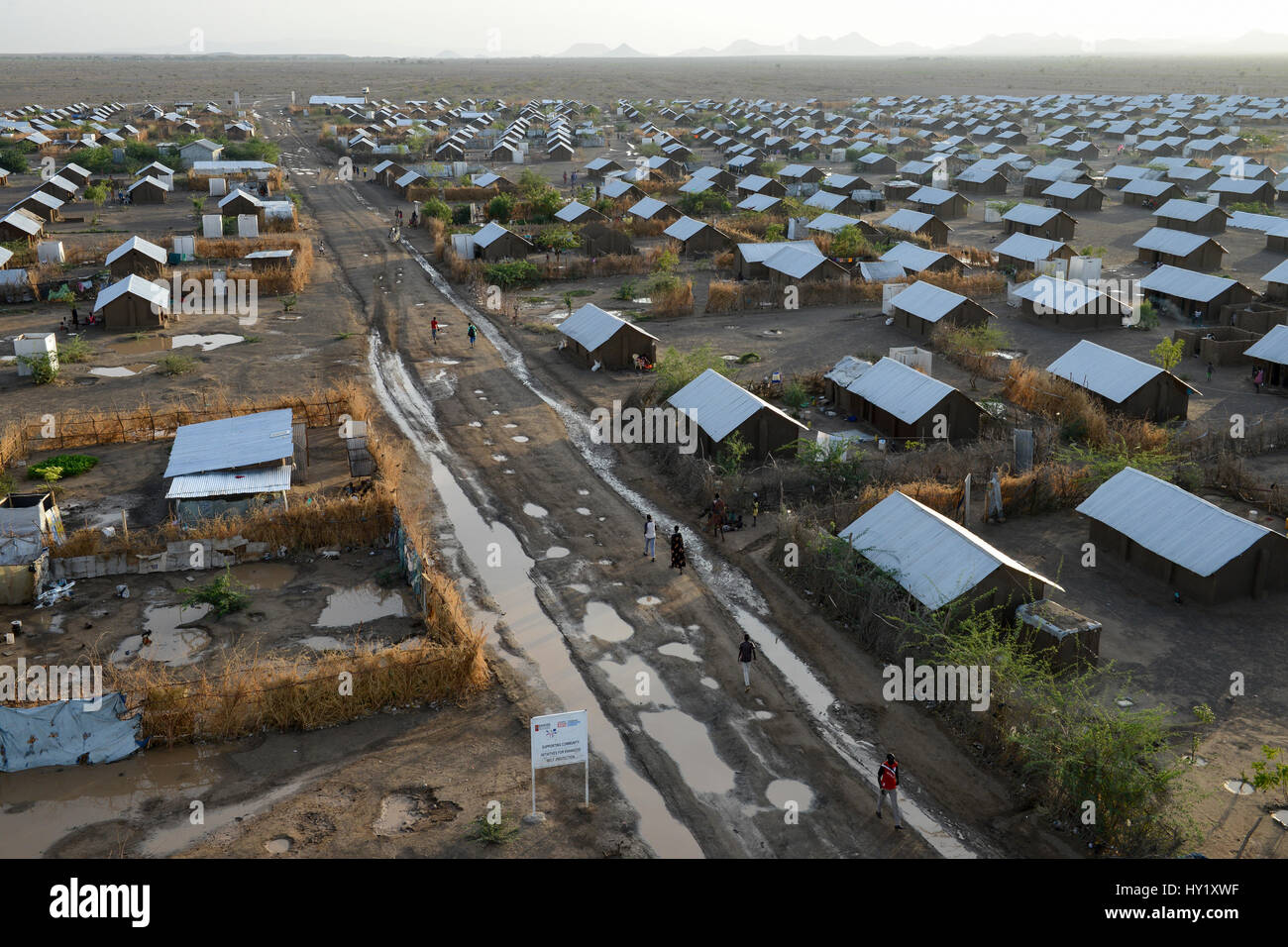 KENYA, Turkana, refugee camp Kakuma for 160.000 refugees, Kakuma IV for ...