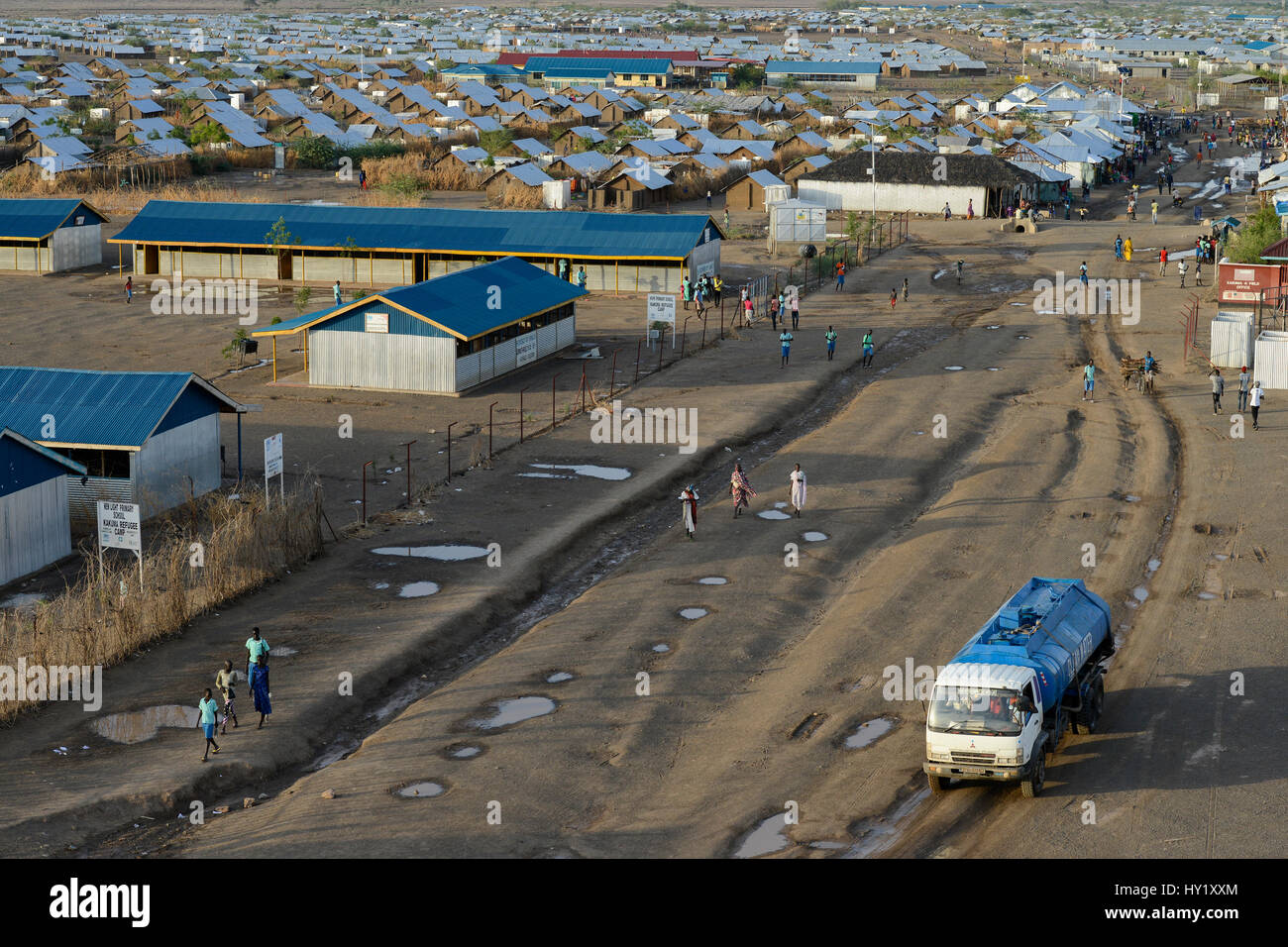 KENYA, Turkana, refugee camp Kakuma for 160.000 refugees, Kakuma IV for ...