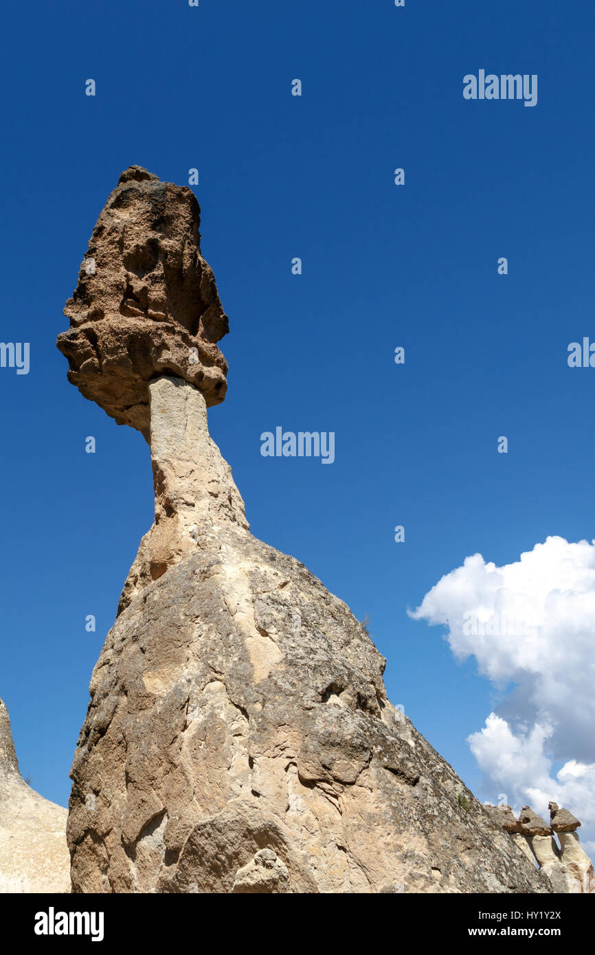 View of famous sandy fairy chimneys in Pasabagi Monks Valley ...