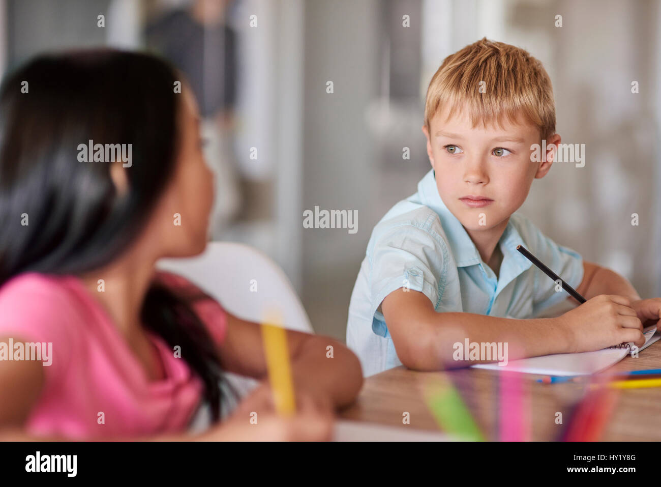 Candid classmate hi-res stock photography and images - Alamy
