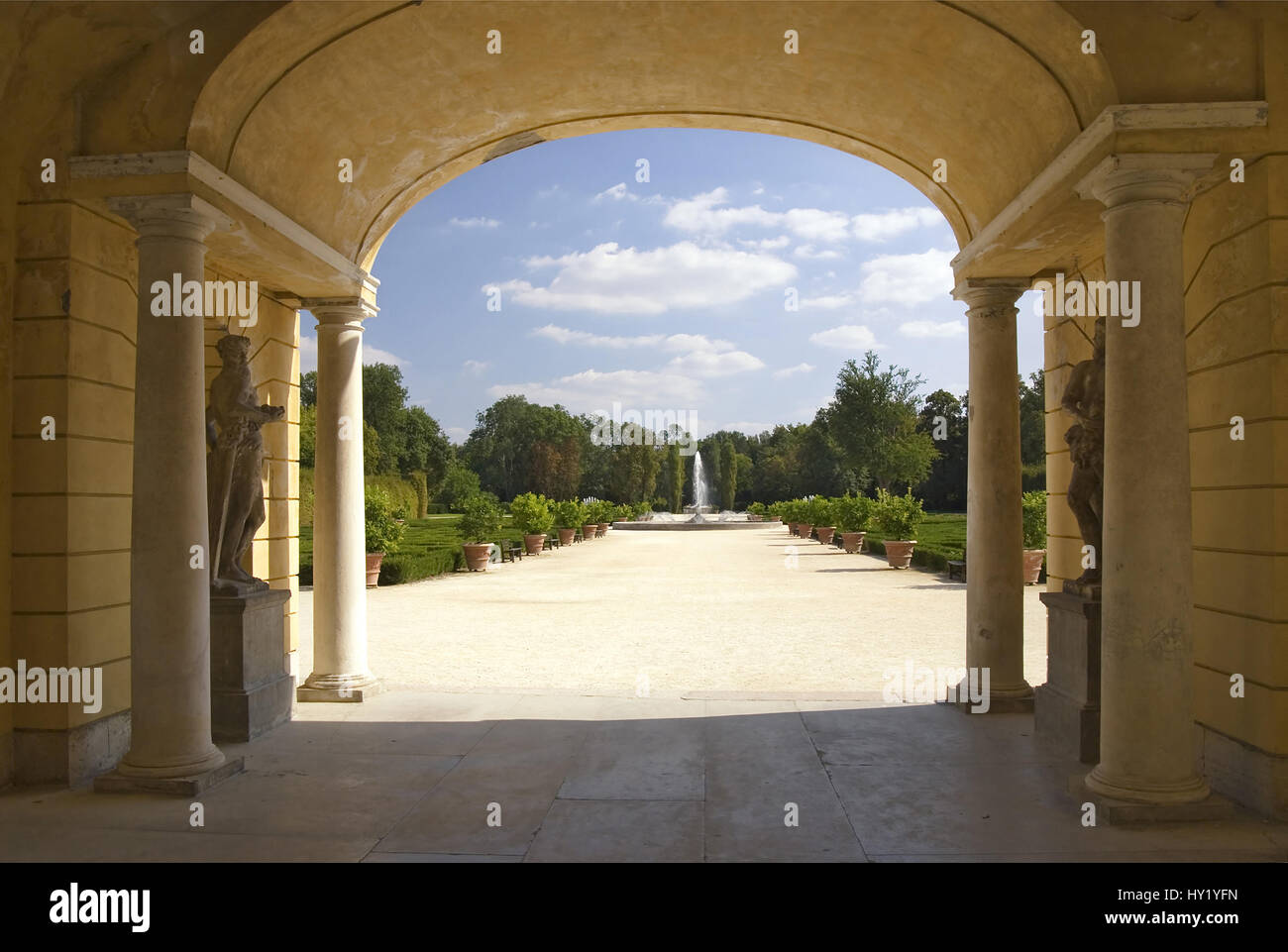The Palazzo Ducale, also called 'little Versailles' in Colorno, Emilia ...