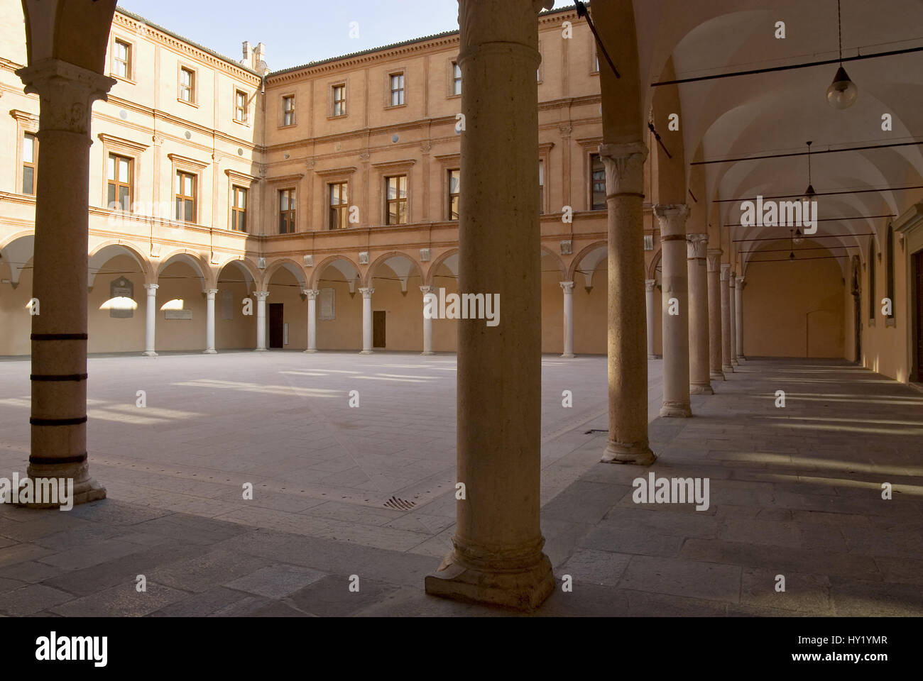 Image of the Palazzo dei Pio at the town centre of Carpi, Emilia ...