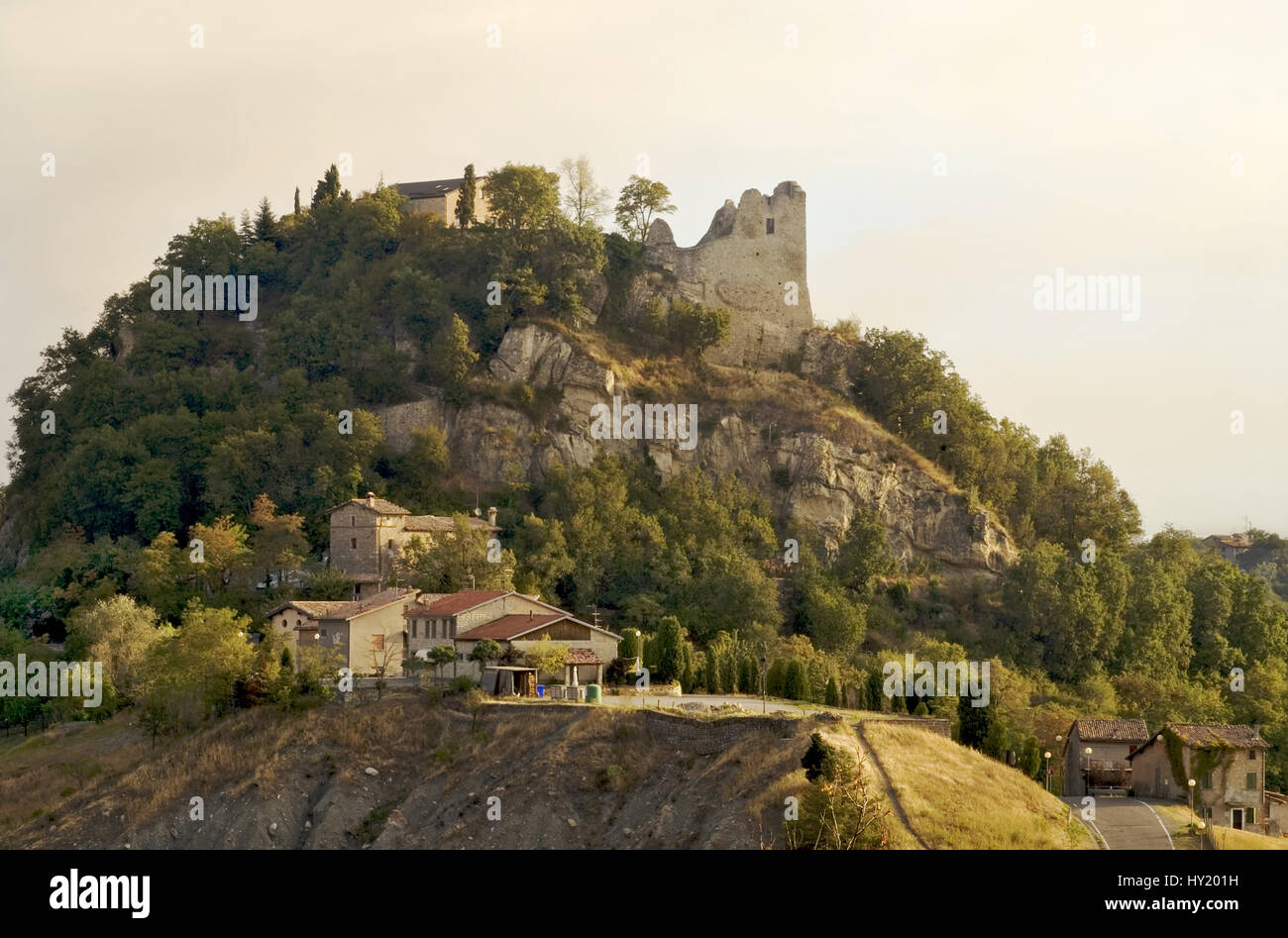 Image of the Castle of Canossa in Canossa, province of Reggio Emilia ...
