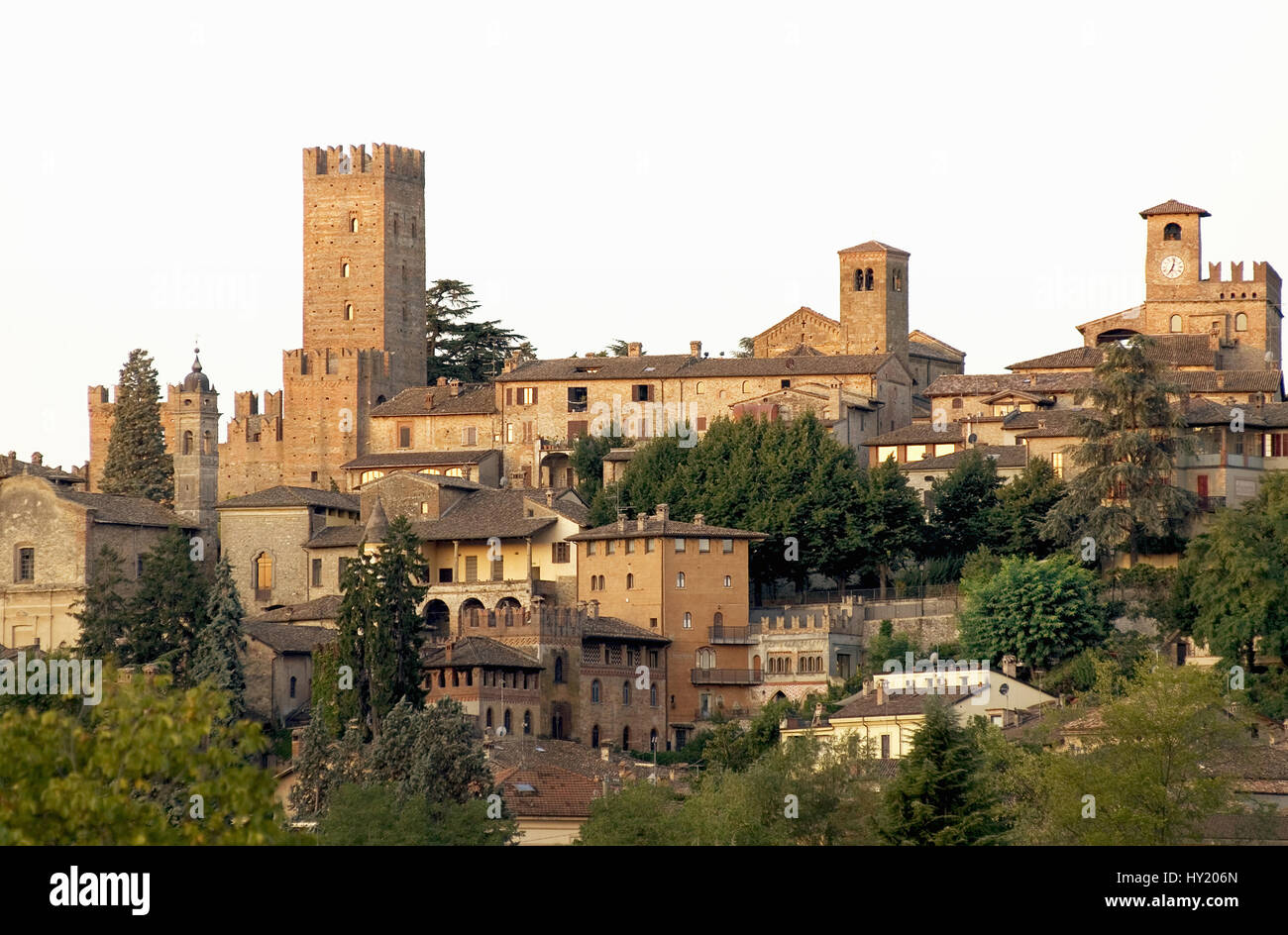 Rocca Viscontea (Visconti castle)of Castell'Arquato in Emilia-Romagna ...