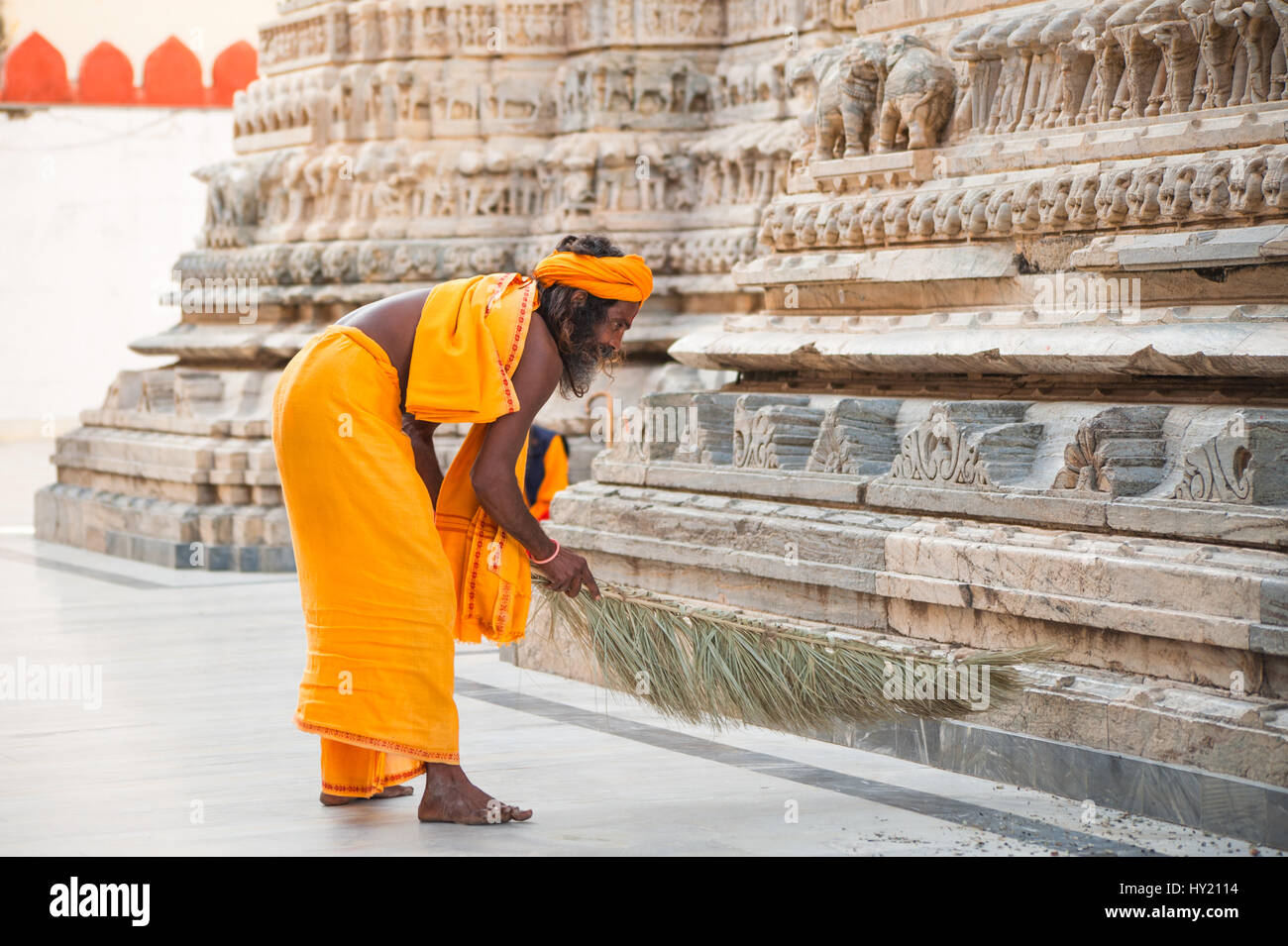 Sweeping the temple hi-res stock photography and images - Alamy