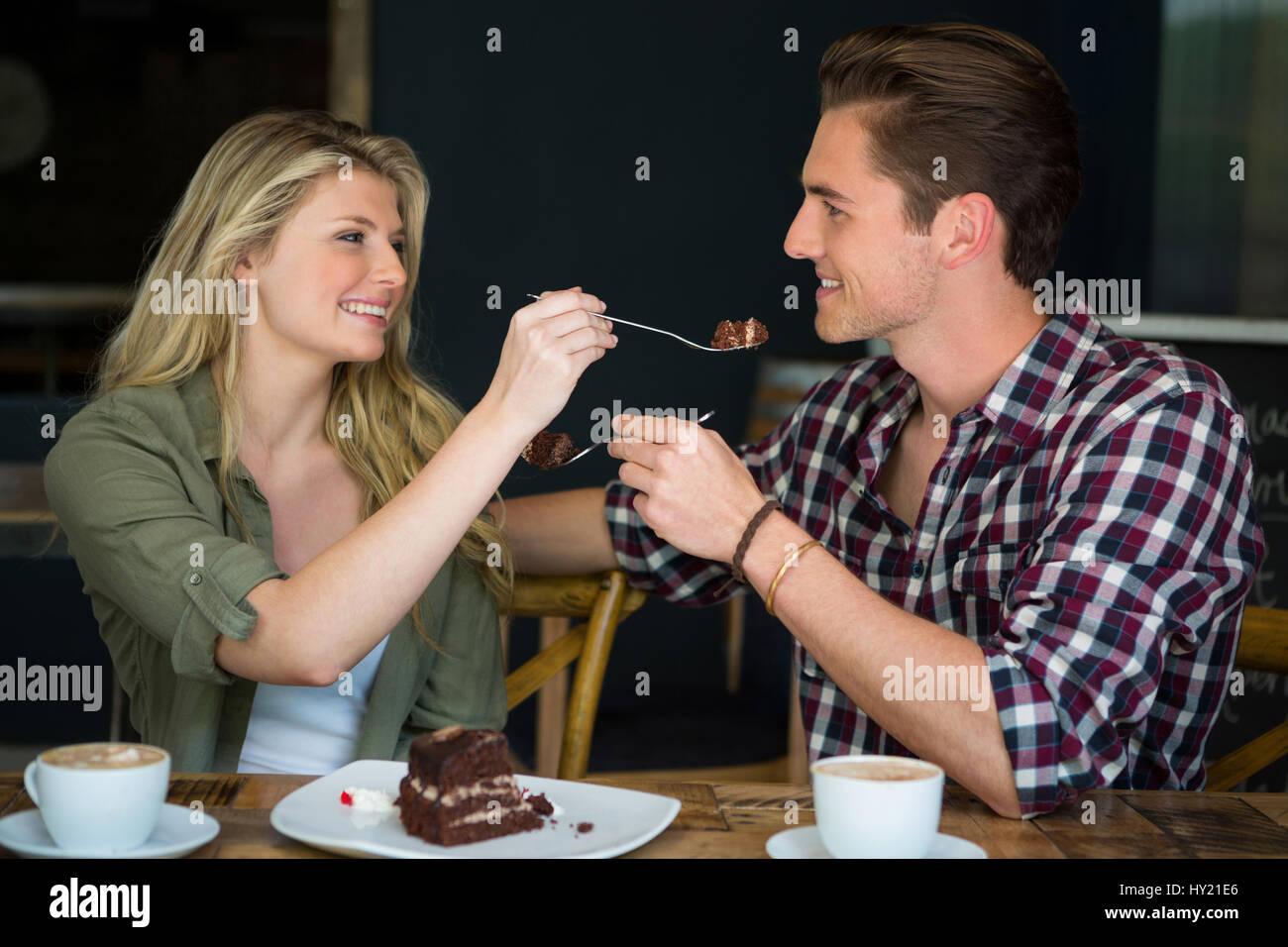 Feeding each other hi-res stock photography and images - Alamy