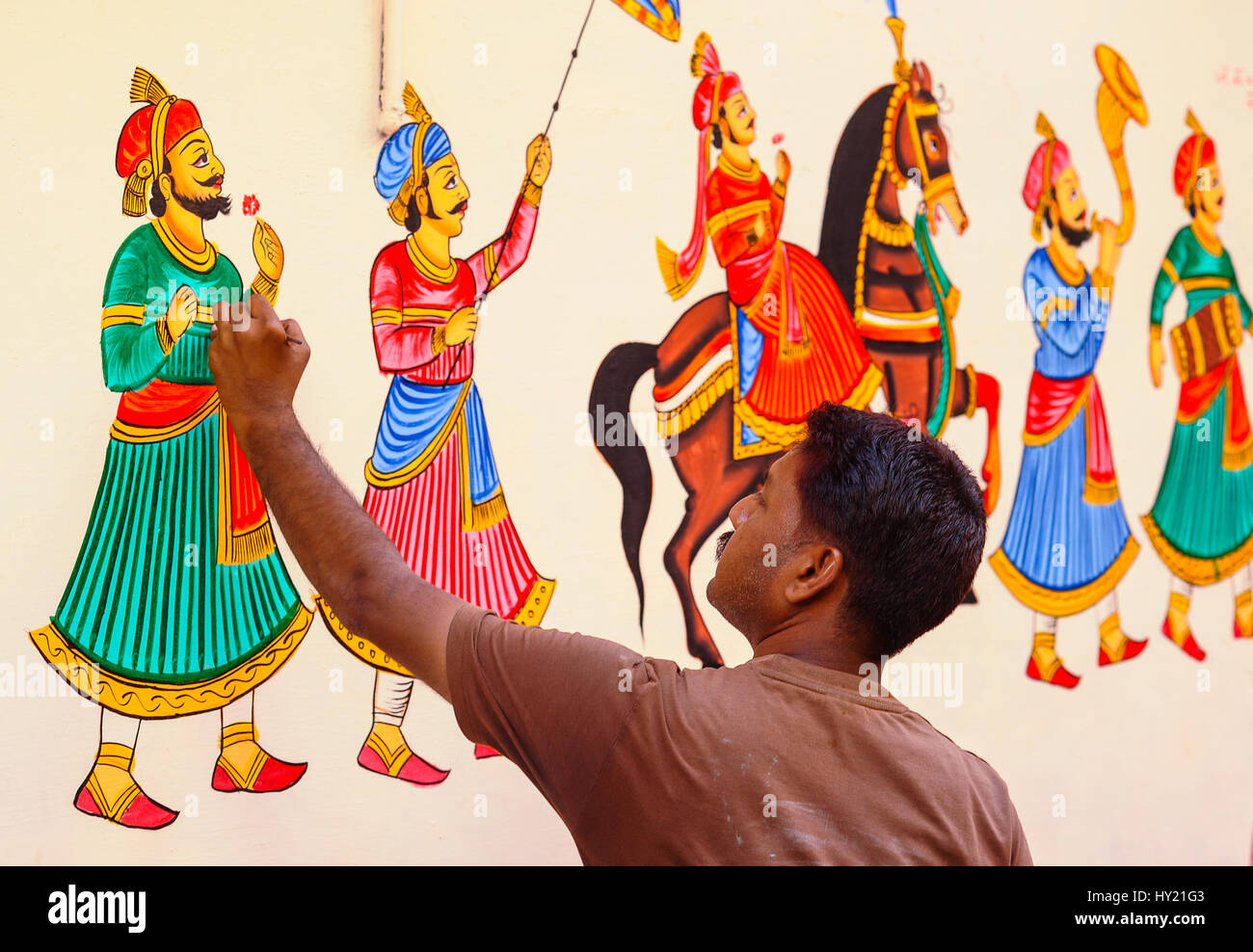 Rajput painting rajasthani hi-res stock photography and images - Alamy