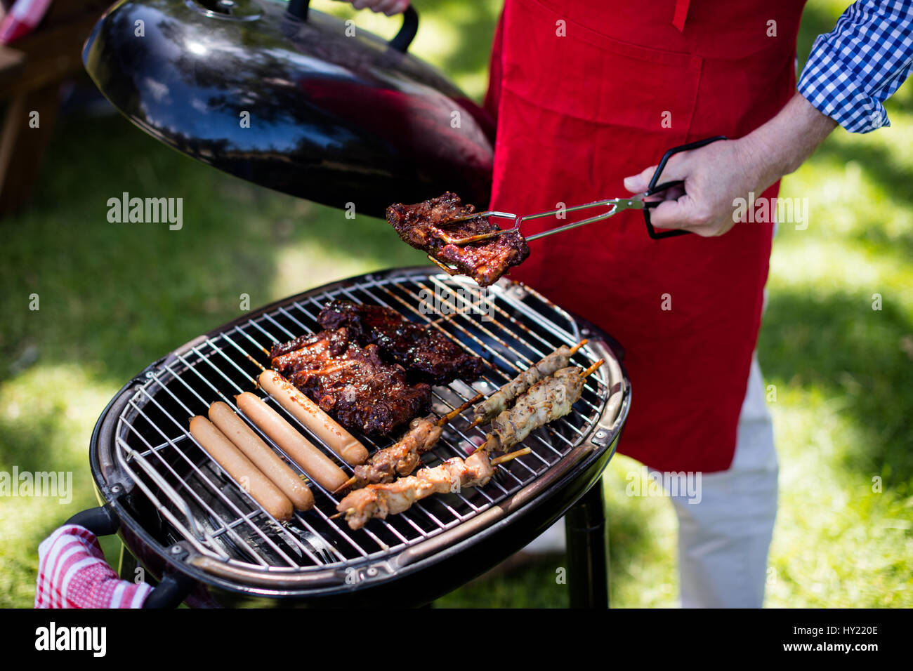 Barbequing picnic hi-res stock photography and images - Alamy
