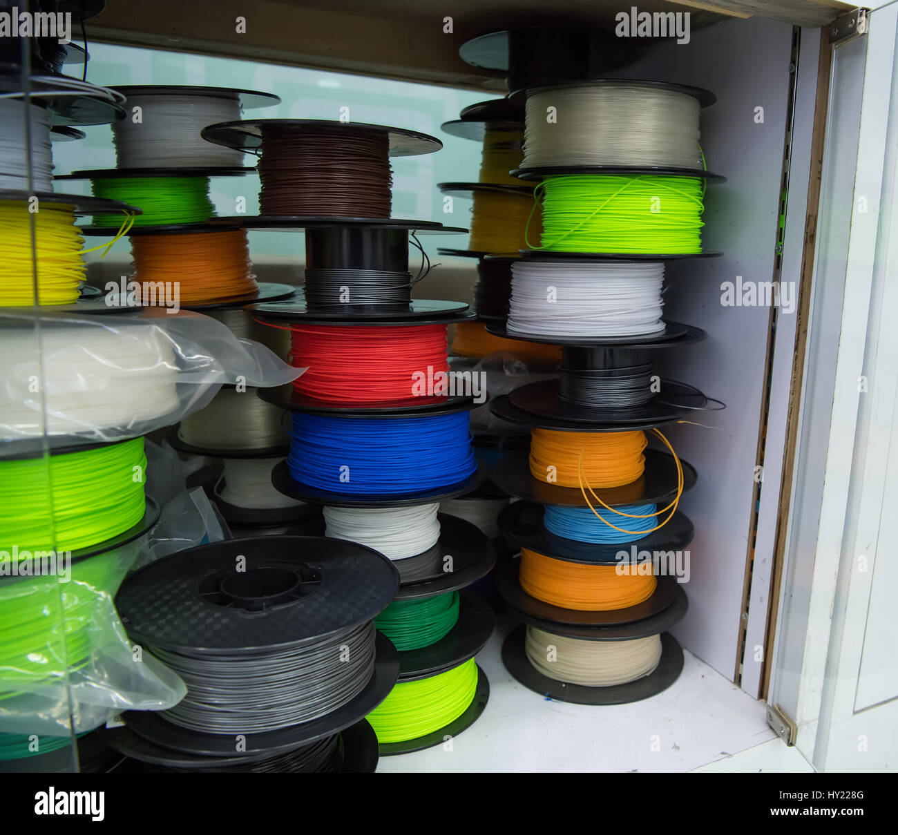 3D printing filaments Stock Photo - Alamy