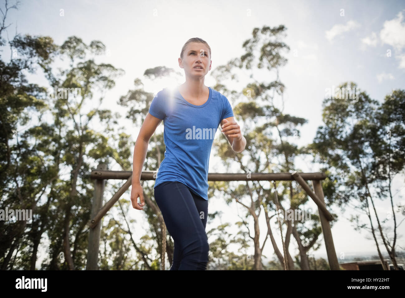 Running the obstacle course hi-res stock photography and images - Alamy