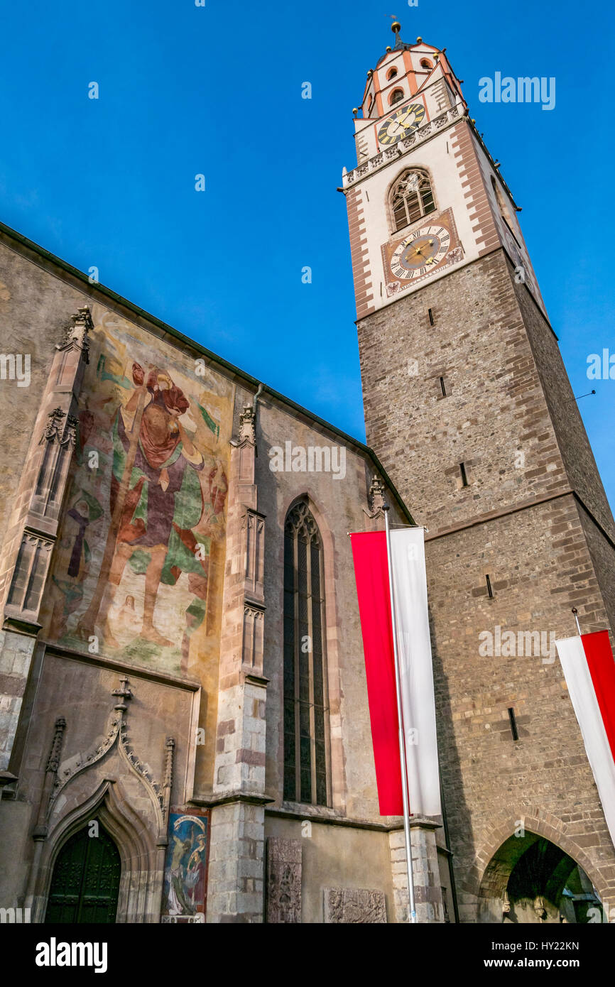 Parish Church St. Nicholas in Merano, Trentino, Alto Adige, Italy ...